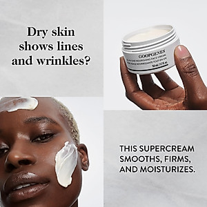 goop Beauty Nourishing Face Cream | Improves Firmness, Elasticity, & Brightness | Botanicals, Ceramides, & Squalane | Anti Wrinkle Face Cream for Morning & Night | Silicone & Paraben Free | 1.7 fl oz