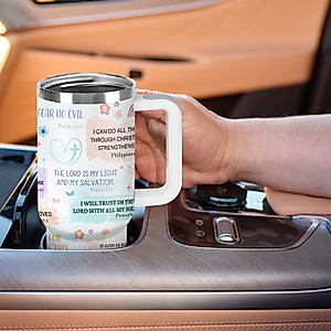 Christian Gifts for Women God Tumbler 40oz Child of God Gifts Coffee Travel Cup - Inspirational Religious Birthday Catholic Spiritual Gift for Sister Friends, Baptism Confirmation Gift for Girls