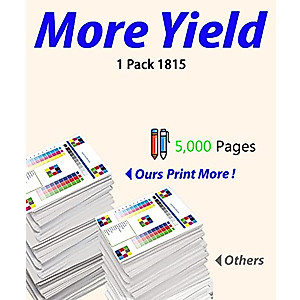 1-Pack ColorPrint Compatible Toner Cartridge High Yield Replacement for Dell 1815DN 1815 Multifunction 310-7943 NF485 PF658 RF223 PF656 310-7945 ug297 Laser Printer (Black, 5,000 Pages)