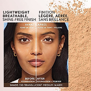 COVERGIRL Clean Invisible Loose Powder - Loose Powder, Setting Powder, Vegan Formula - Translucent Medium, 20g (0.7 oz)