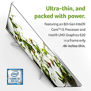 Acer Aspire C24-865-UA91 AIO Desktop, 23.8 inches Full HD, 8th Gen Intel Core i5-8250U, 8GB DDR4, 1TB HDD, 802.11AC Wifi, Wireless Keyboard and Mouse, Windows 10 Home, Silver