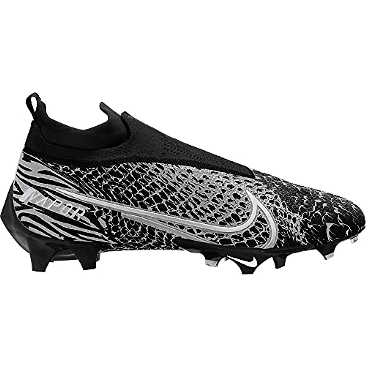 Nike Vapor Edge Elite 360 OBJ Animal Print CI4751-001 Black Men's Football Cleats 8 US