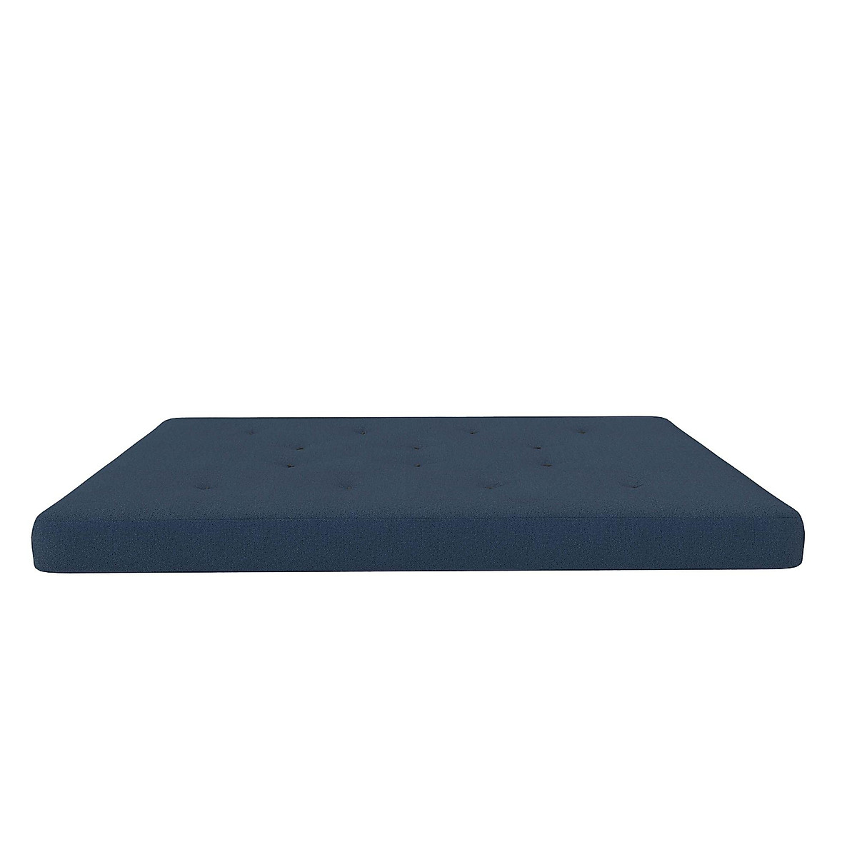 DHP Braga 6" Full Size Microfiber Coil Futon Mattress in Blue