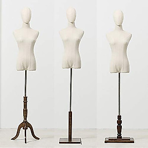 Mannequin Tailors Dummy Dressform Tailors Dummy Clothing Store Mannequins Dummy Model Students Mannequin (Brown F)