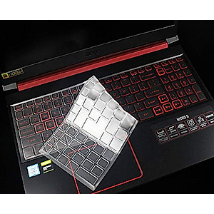 Keyboard Cover for Acer Predator Helios 300 PH315-54 PH315-53 PH315-52 PH317-53 15.6" 17.3"，Acer Nitro 5 AN515-54/55/43/44 AN517-51/52 AN715-51/52 15.6" 17.3" Gaming Laptop,Acer Aspire VX 15 17-Clear