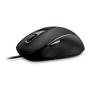 Microsoft Comfort Mouse 4500 for Business - Lochness Gray. Wired USB Computer mouse with 5 customizable buttons, works with PC/Laptop