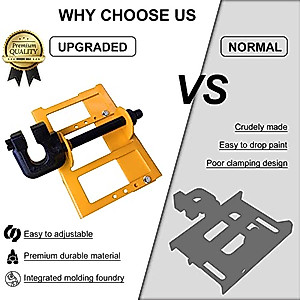 Kweetle Vertical Chainsaw Mill Lumber Cutting Guide Saw Steel Timber Chainsaw Attachment Cut Guided Mill Wood for Builders and Lumberjacks