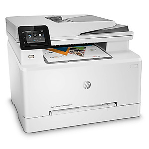 HP Color Laserjet Pro M283fdw Wireless All-in-One Laser Printer, Remote Mobile Print, Scan & Copy, Duplex Printing (7KW75A), White, Model:7KW75A#BGJ (Renewed)
