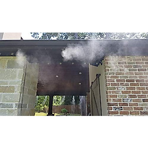 Hydrobreeze Pet Cooling System - Outdoor Cooling Solution for Pets - Pre-Assembled Misting System 24 Feet 1/4 in Beige Tubing - 4 Nozzles