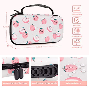 Nintendo Switch Case Cute,Carry Case for Nintendo Switch OLED Model 2021/Switch 2017,Protective Case with 20 Game Card Slots for Switch Console Joy-Con & Accessories,for Girls/Boys Gift