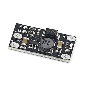 DAOKI 5PCS Mini DC-DC Boost Converter Module 3V 3.2V 3.3V 3.7V 5V 9V to 12V Step-Up Voltage Regulator Power Supply Module with 24AWG Cable