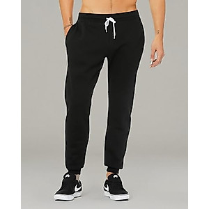 Bella + Canvas Unisex Jogger Sweatpant XS BLACK