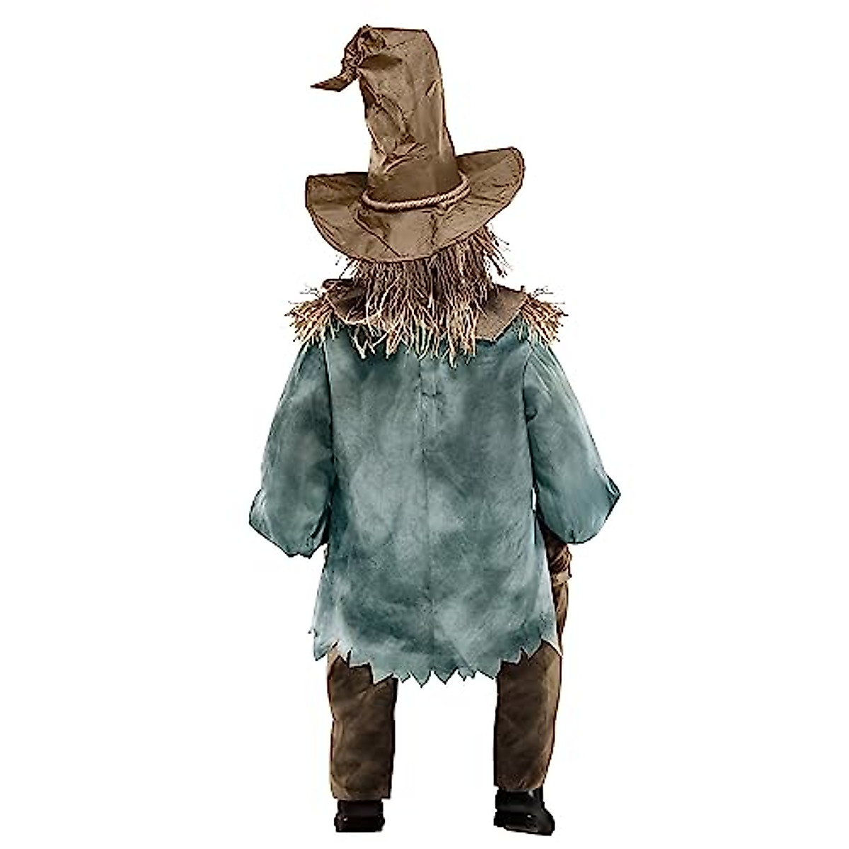 Spirit Halloween 4.5 Ft Scary Sitting Scarecrow Animatronic | Decorations | Animated | Pop-up Motion | Scarecrow Prop