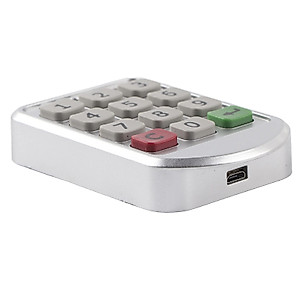 Electronic Lock, ABS Plastic Panel Digital Electronic Intelligent Password Keypad Number Cabinet Door Code Lock