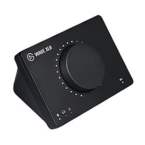 Elgato Wave XLR – Mic Interface, XLR/USB-C, Anti-Clipping, 75 dB preamp, Phantom Power, Direct Monitor, Touch Mute, Wave Link Digital Mixing app (Renewed)