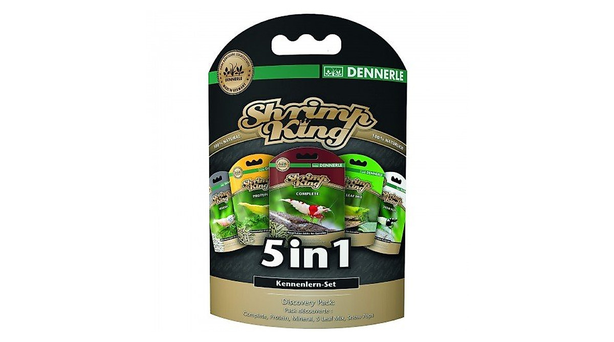 Shrimp King 5-in-1 Sample Pack - Premium Shrimp Food