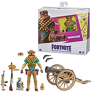 FORTNITE Victory Royale Series Mancake Deluxe Pack Collectible Action Figure with Accessories - Ages 8 and Up, 6-inch