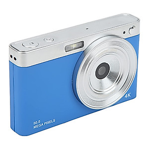 Mini Digital Camera, Digital Camera LED Fill Light for Video Recording (Blue)