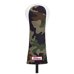 Titleist Golf- Woodland Leather & Cotton Twill Driver Headcover Camo Collection