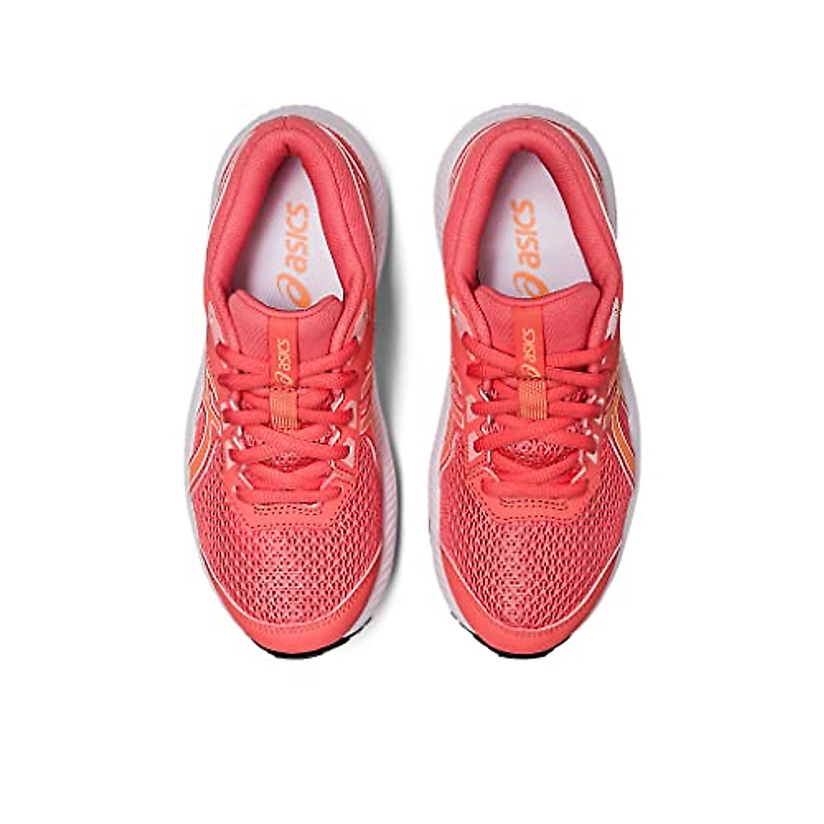 ASICS Kid's Contend 8 Pre-School Running Shoes, 2, Papaya/Summer Dune