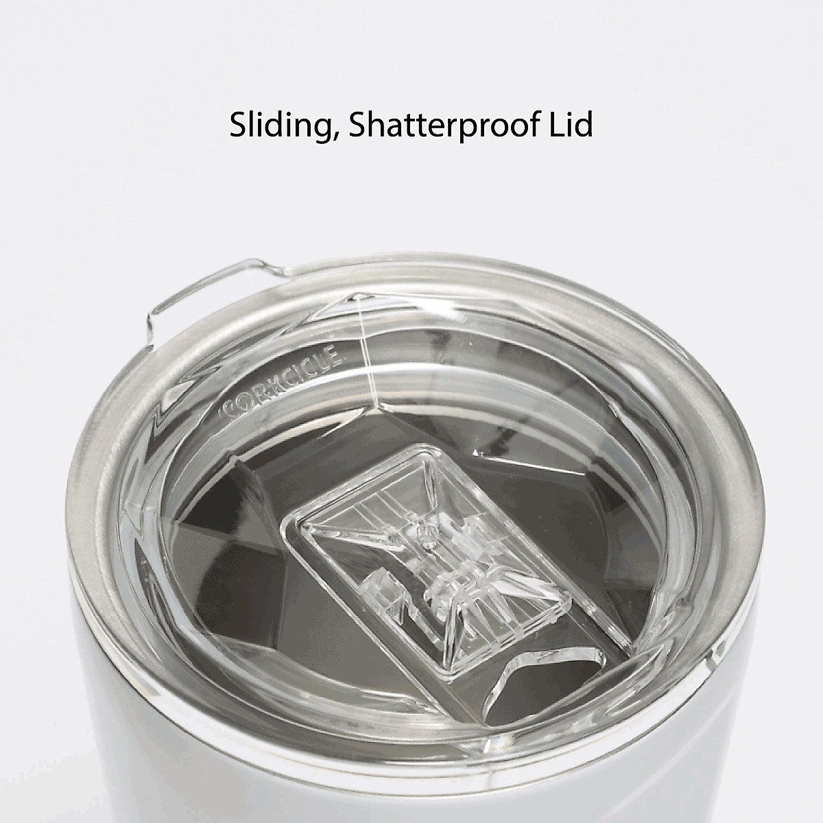 Corkcicle Stemless Insulated Wine Glass Tumbler, Cotton Candy, 12 oz – Stainless Steel Stemless Wine Glass Keeps Beverages Cold for 6 Hours, Hot for 3 Hours – Non-Slip, Easy-Grip Insulated Cup