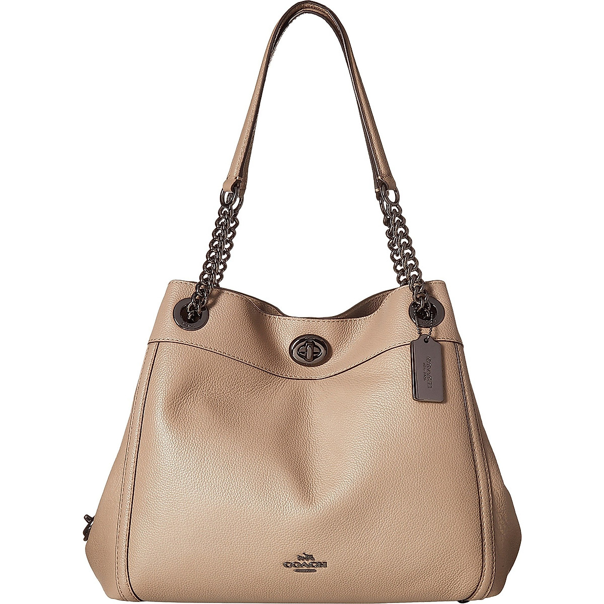 COACH Turnlock Edie Dk/Stone One Size