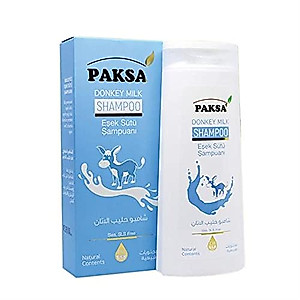 Paksa Donkey Milk Nourishing Shampoo | For Full and Healthy Hair | Makes Hair Voluminous and Fuller | Enriched with the Goodness of Jojoba Oil | Sulfate Free Natural Shampoo | Quantity 300ml
