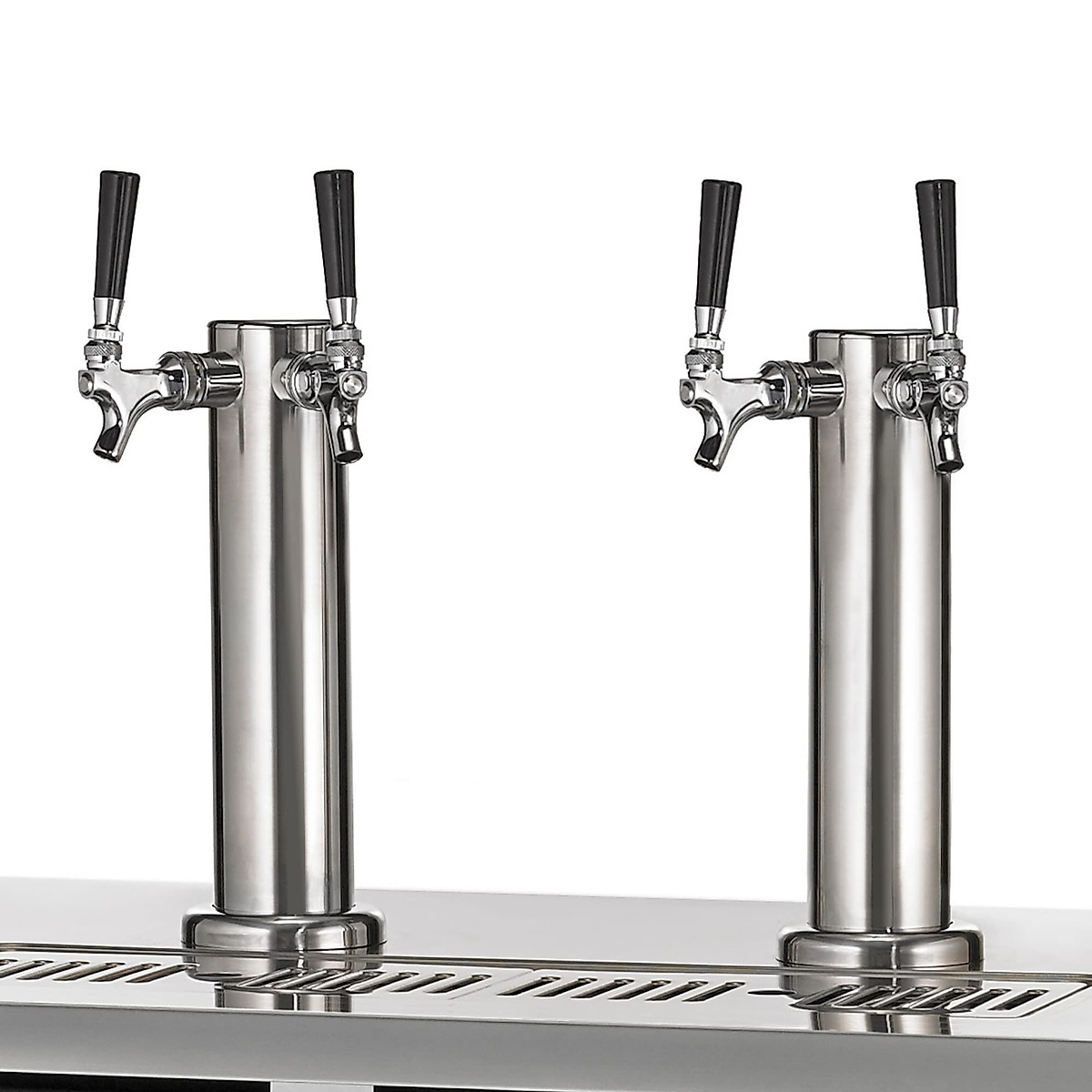 Arctic Air ADD48R-2 49-Inch Double-Tap Direct Draw Draft Beer Cooler/Dispenser/Kegerator, Black, 115v