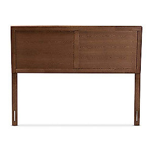 Baxton Studio Headboards, Queen, Ash Walnut