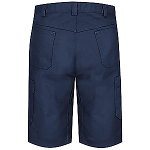 Red Kap mens Shop work utility shorts, Navy, 38W x 13L US