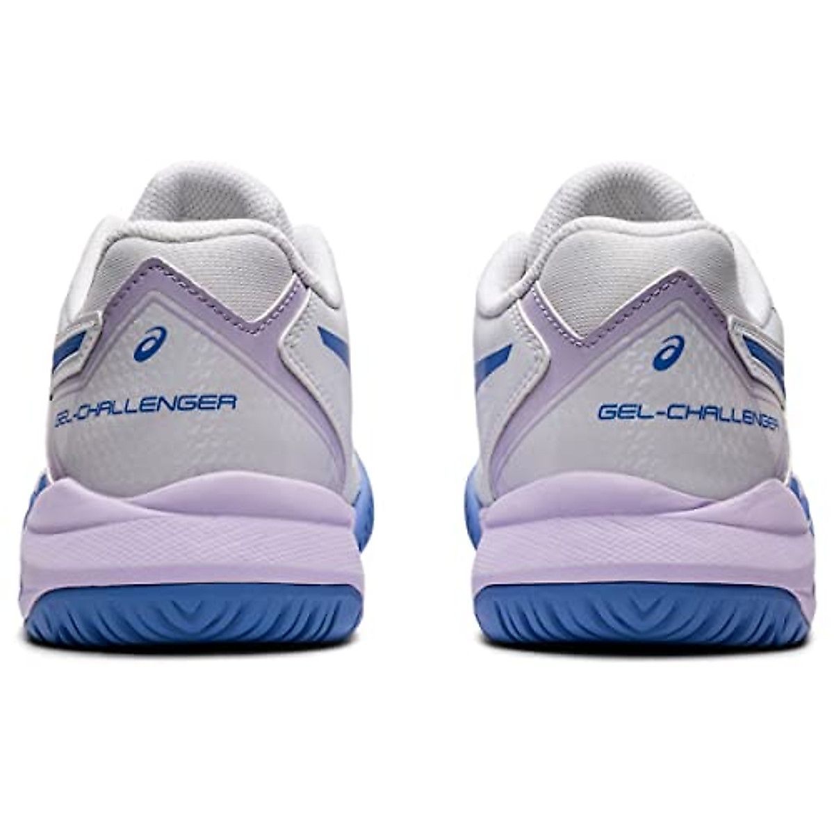 ASICS Women's Gel-Challenger 13 Tennis Shoes, 9, White/Periwinkle Blue
