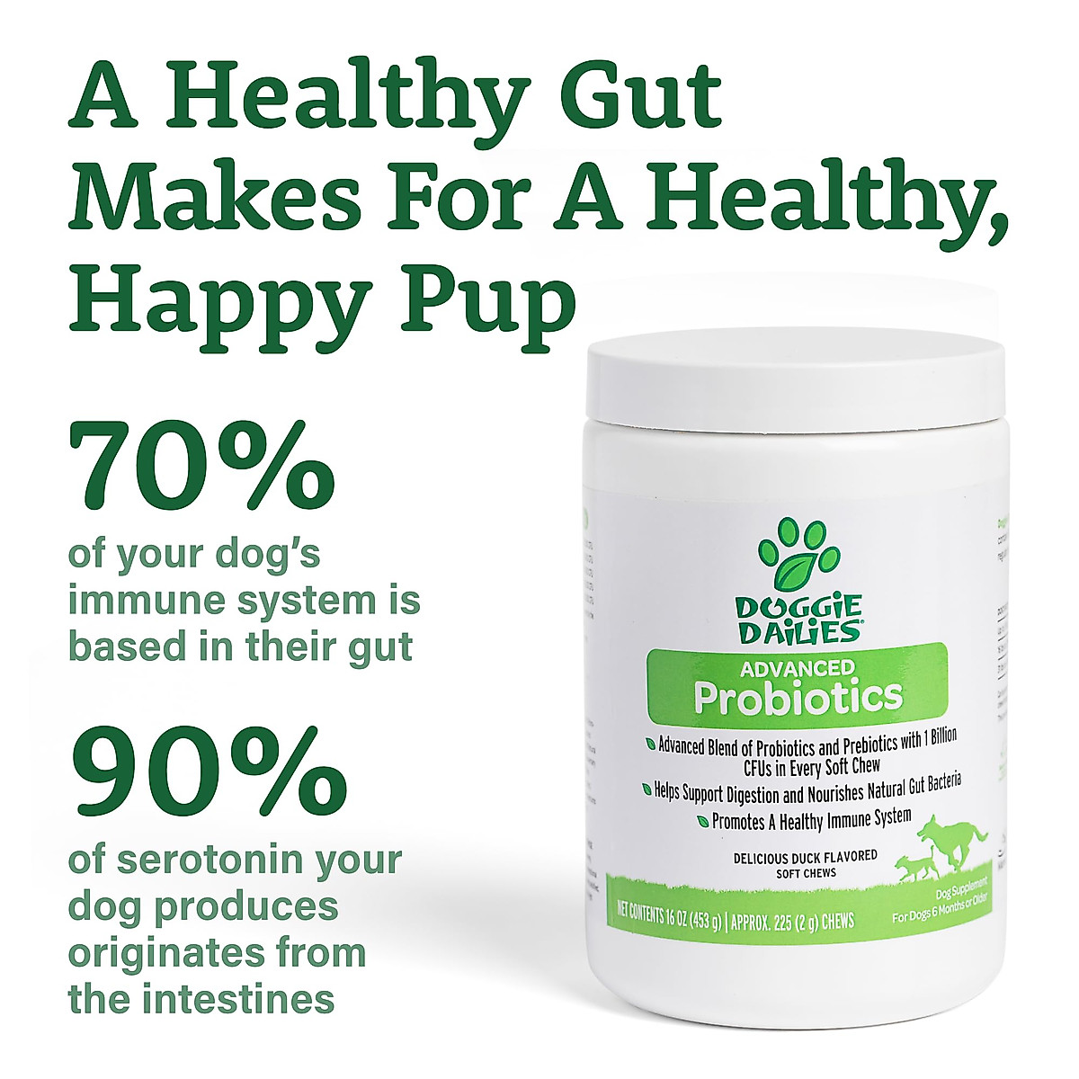 Doggie Dailies Bundle - Probiotics & Bladder Support Soft Chews