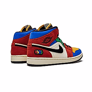 Jordan Mens Air Jordan 1 Mid CU2805 100 Blue The Great - Fearless - Size 9