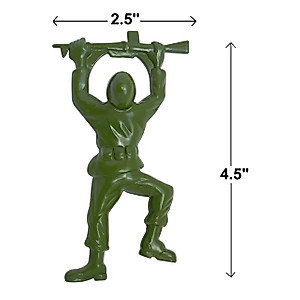 Army Man Bottle Opener. Includes Camouflage Draw String Gift Bag. Solid Die Cast Zinc Alloy Metal. Unique Gifts for Men by Qualitas Products