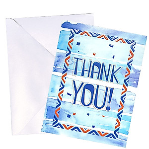 WRAPAHOLIC Thank You Card with Envelope - You're Appreciated Card - 5.9 Inch x 7.9 Inch