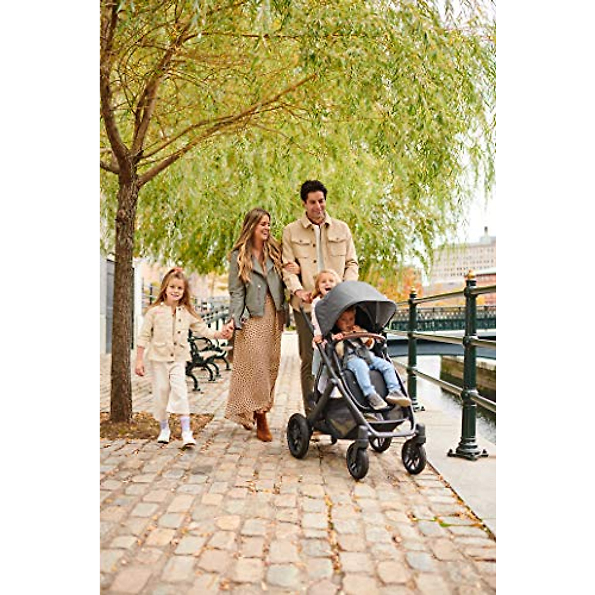 Vista V2 Stroller - Greyson (Charcoal Melange/Carbon/Saddle Leather)