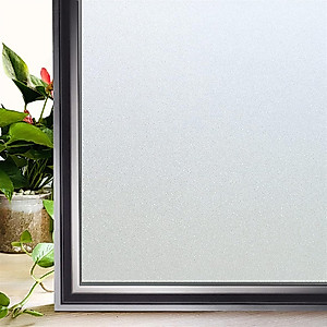 Window Film Window Decal Stained Glass Window Film Privacy Glass Vinyl Frosted Self Adhesive Film for Home Heat Control Tint UV Protective Window Sticker Privacy Window Decal (Color : H, Size : 45x3