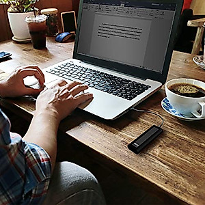 Fantom Drives External SSD 1TB - 1050MB/s Read and Write, USB C and USB A, NVMe, Fortified by Aluminum and Silicone Bumper, Extreme Mini, UCX-1000N