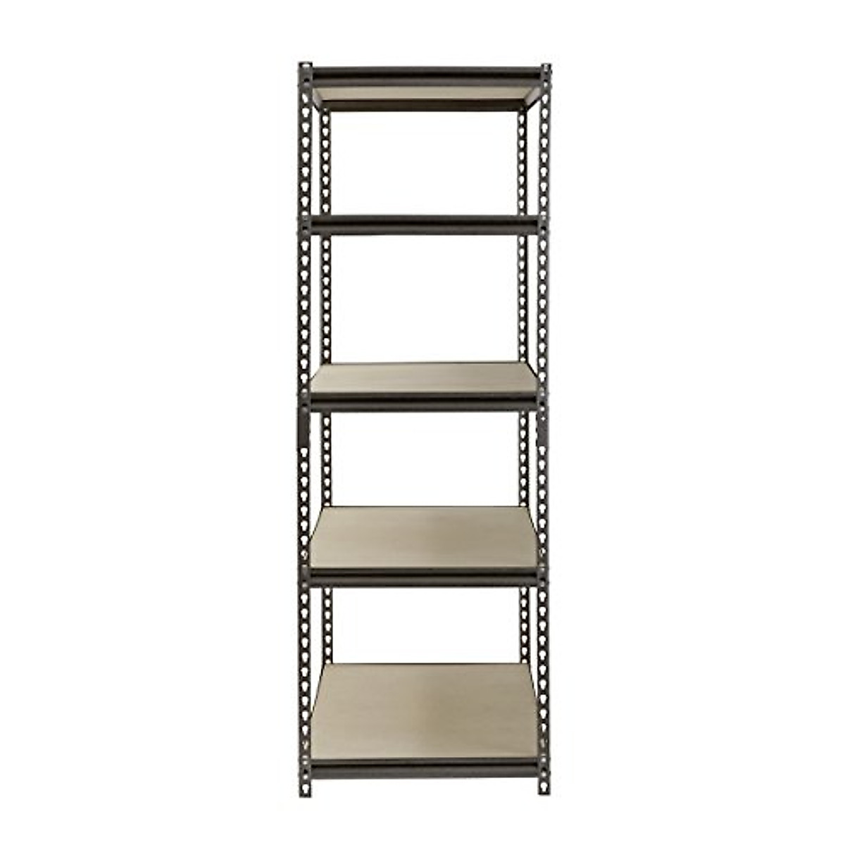 Muscle Rack UR482472PB5PAZ-SV Silver Vein Steel Storage Rack, 5 Adjustable Shelves, 4000 lb. Capacity, 72" Height x 48" Width x 24" Depth