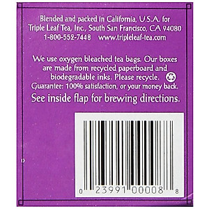 Triple Leaf Tea Bags for Blood Pressure, 20 Count