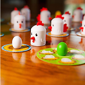 Fat Brain Toys Peek-A-Doodle Doo - Chicken-and-Egg Memory Game for Toddlers & Kids
