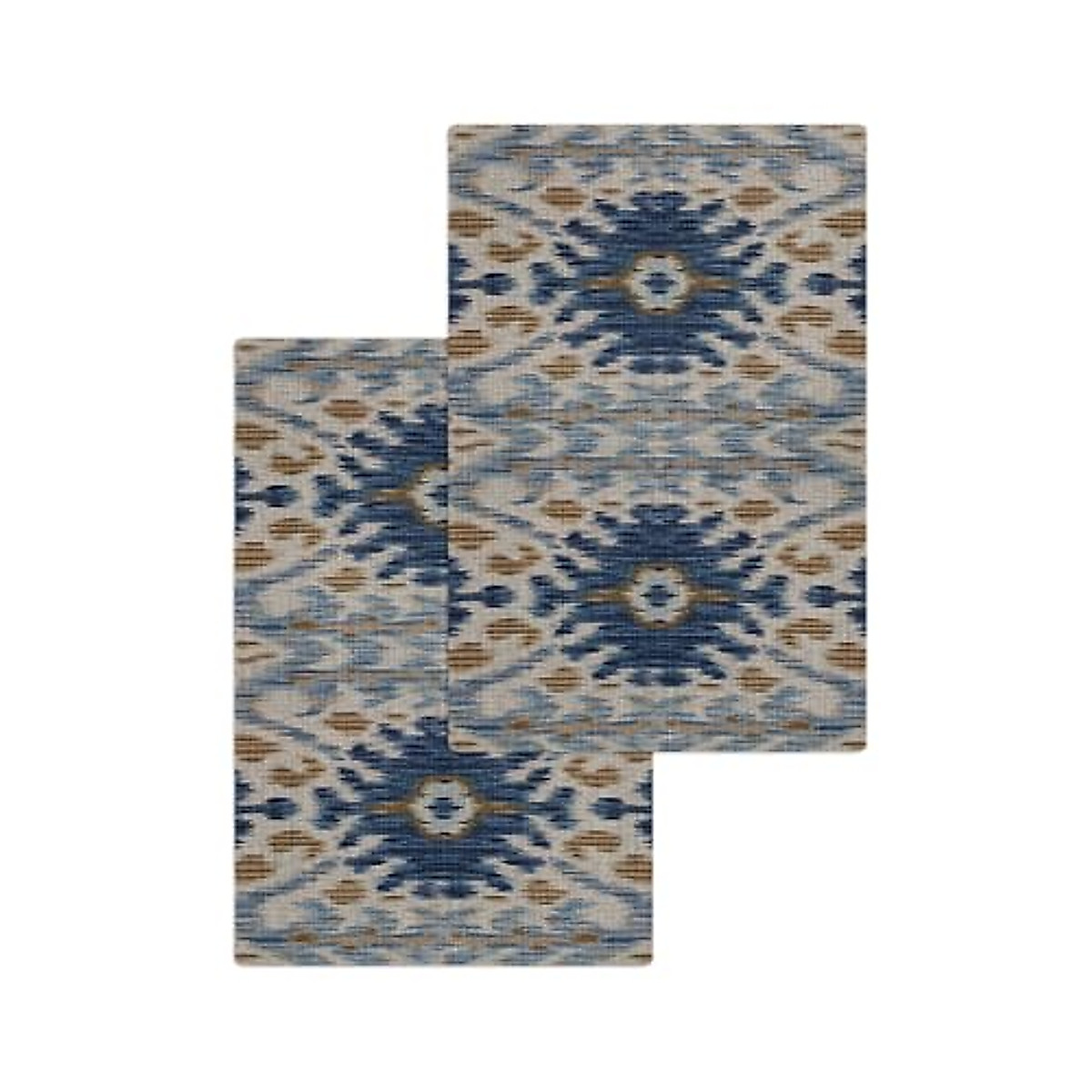 Onekaccu Geometric Abstract Floral Dish Towels Set, Waffle Weave Kitchen Towels Microfiber Towels Cleaning Western Native Tribal Soft Absorbent Dish Drying Towels Hand Towels 2 Pack 15.7x23.6 in