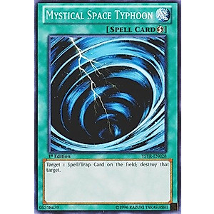 Yu-Gi-Oh! - Mystical Space Typhoon (SDCR-EN026) - Structure Deck: Cyber Dragon Revolution - 1st Edition - Common