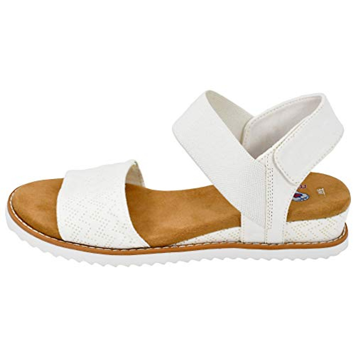 Skechers womens Desert Kiss Sandal, Off White, 8 US