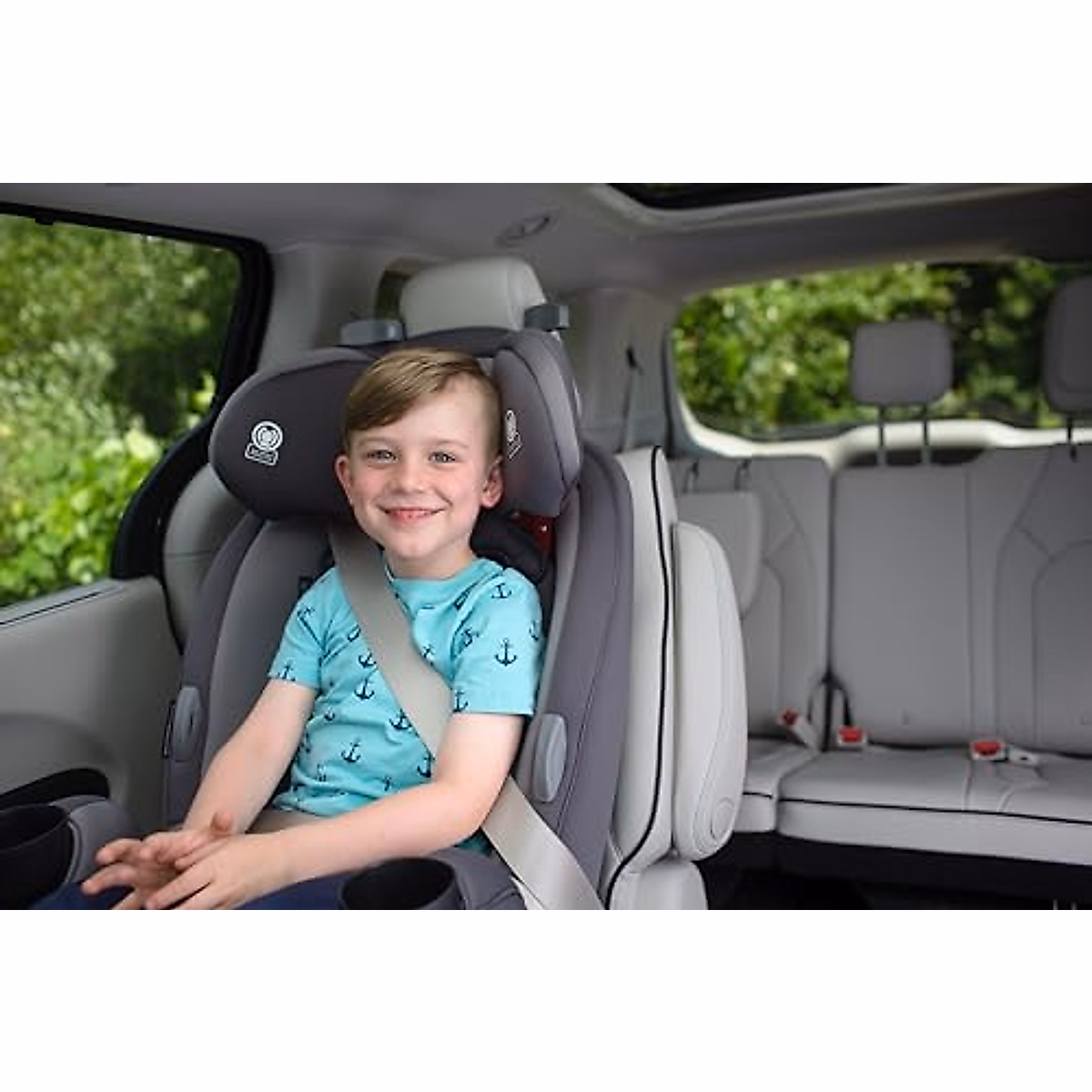Safety 1st Grow and Go All-in-One Convertible Car Seat, Rear Facing Car Seat 5-40 lbs, Forward Facing Car 30–65 lbs, High Back Booster Seat 40-100 lbs, Aqua Pop