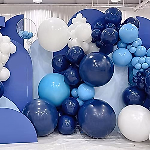 Navy Blue Balloons Set, 50 Pieces Dark Blue Balloon Deep Blue Latex Party Balloons for Birthday, Baby Shower