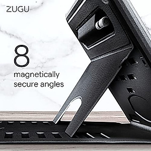 ZUGU CASE for iPad Air Gen 4 & 5 10.9 Inch (2020/2022) - Protective, Ultra Thin, Magnetic Stand, Sleep/Wake Cover - Black