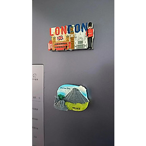 Tower Bridge Big Ben London Eye, London Skyline Resin 3D Fridge Magnet Souvenir Tourist Gift