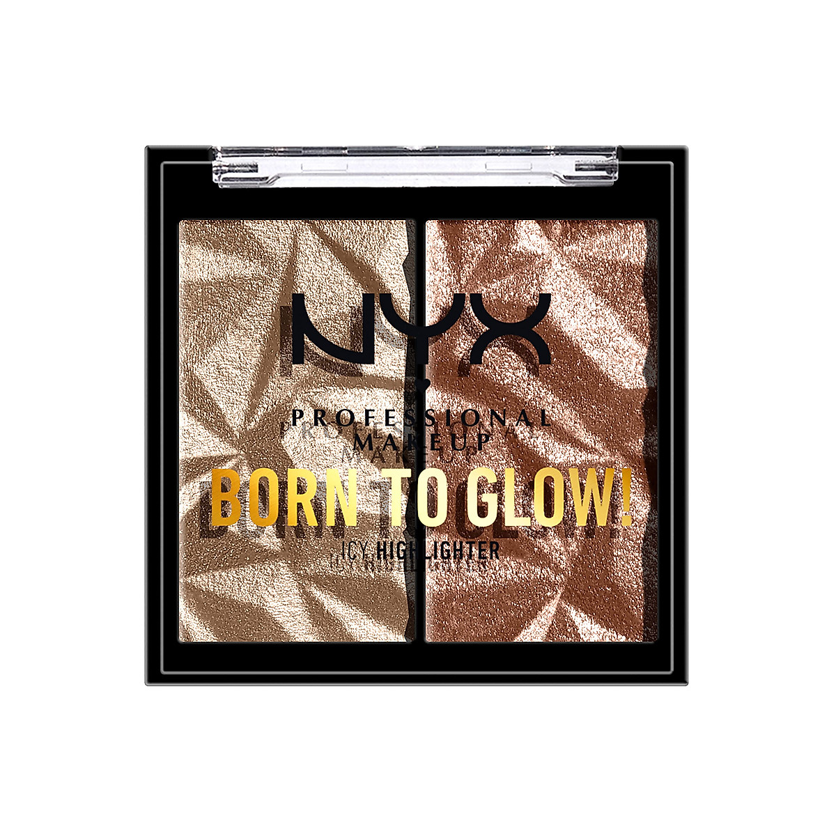 NYX PROFESSIONAL MAKEUP Born To Glow Icy Highlighter Duo - Platinum Status
