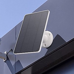 10W Solar Panel Kit Micro USB Camera Charging Solar Panel High Efficiency Battery Charger for Outdoor Camping RV Trip (White)